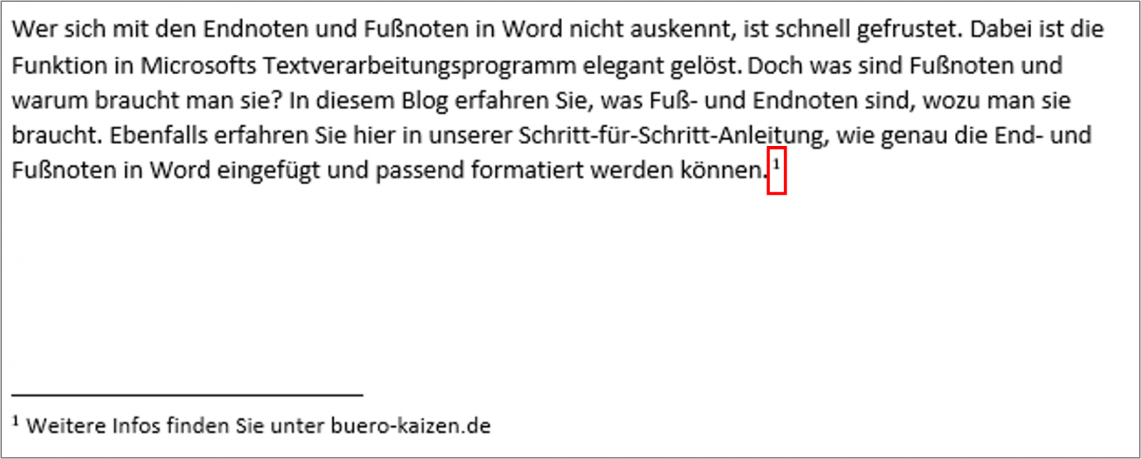 Richtig zitieren | Fußnoten in Word einfügen