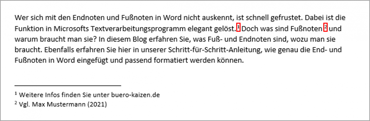 Richtig zitieren | Fußnoten in Word einfügen