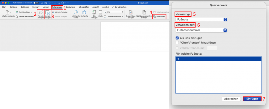 Richtig zitieren | Fußnoten in Word einfügen