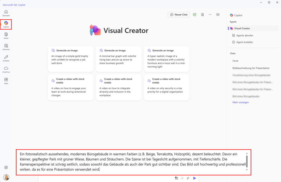 Copilot Bilder erstellen: Visual Creator richtig nutzen