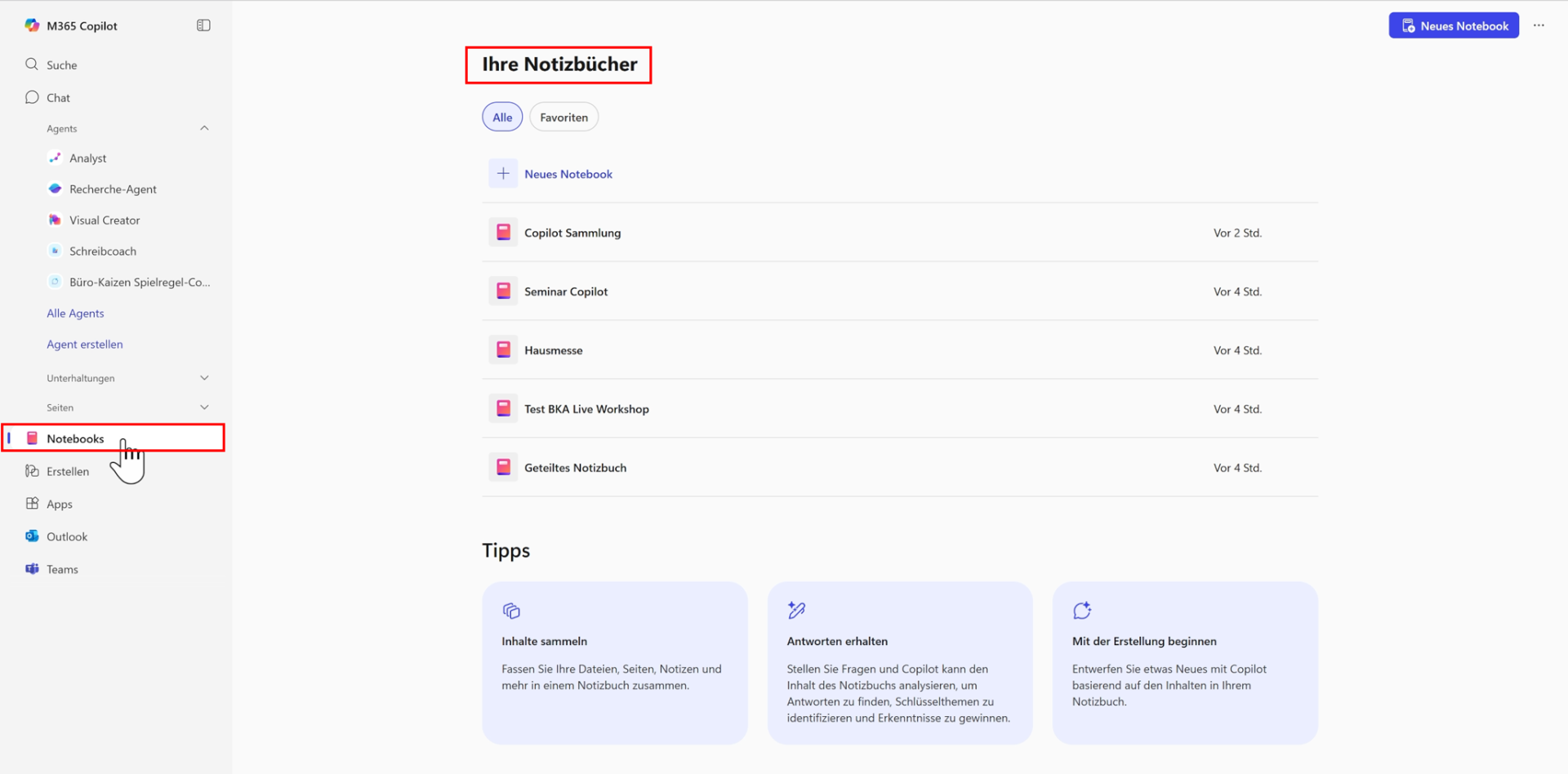 Anleitung für „Copilot-Notebook“: Zuverlässigere KI in Microsoft 365