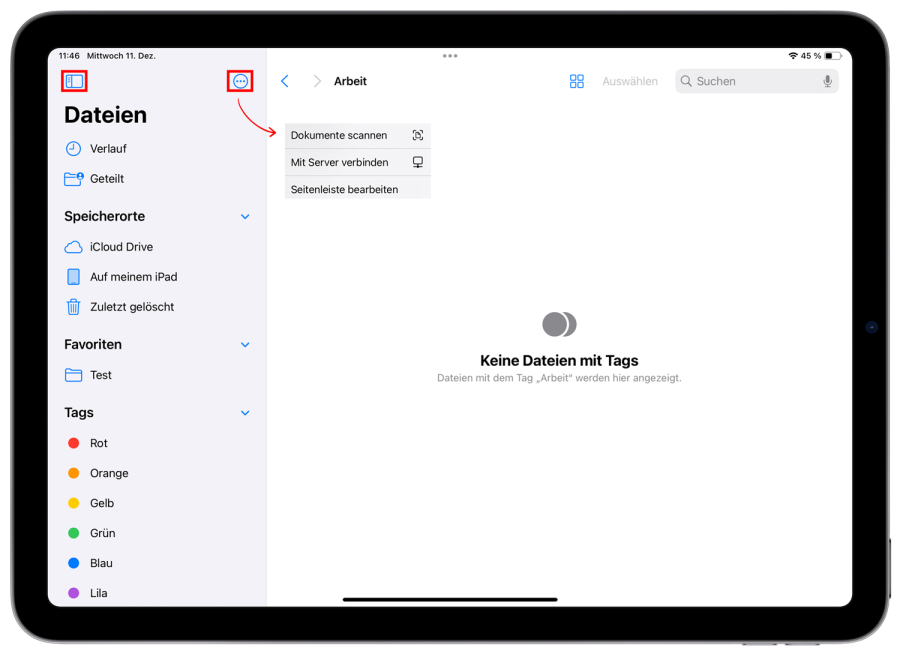 Apples „Dateien-App“ fürs iPad und iPhone: Anleitung, Tipps & Tricks