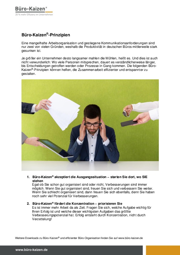 So geht Büro Heute Downloads | Büro-Kaizen