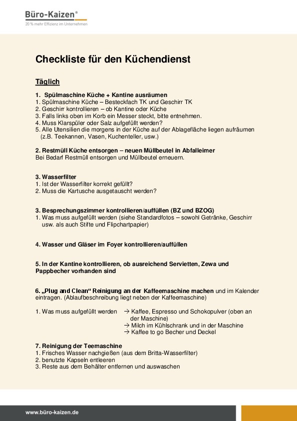 Praxiserprobte Checklisten, Tipps und Anleitungen zum Download - Büro ...