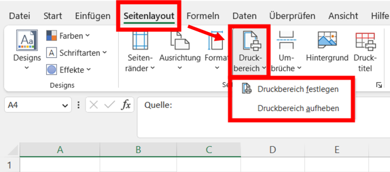 Excel Druckbereich festlegen: Alle Möglichkeiten einfach erklärt