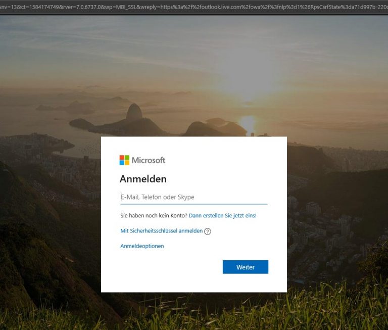 Hotmail Posteingang mit Outlook öffnen (Login)