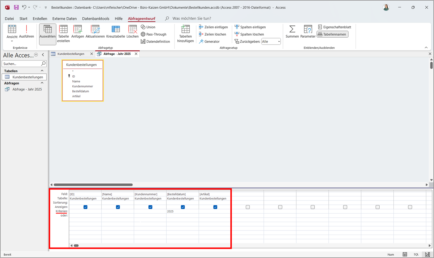Microsoft Access: Funktionen, Beispiele & Anleitung