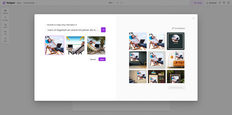 Die Microsoft Designer App: So funktioniert der KI-Bild-Generator!