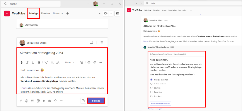 Microsoft Forms: Umfrage in Teams einfach erstellen