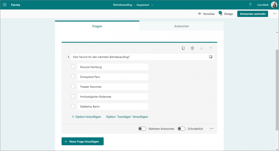 Microsoft Forms: Anleitung und Video-Tutorial für die Web-App Microsoft Forms: Anleitung und Video-Tutorial für die Web-App