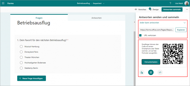 Microsoft Forms: Anleitung und Video-Tutorial für die Web-App