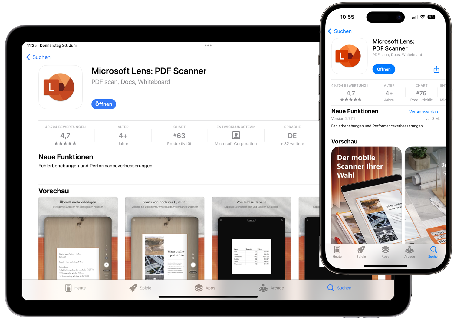 Microsoft Lens: Die Scanner-App optimal in Office nutzen