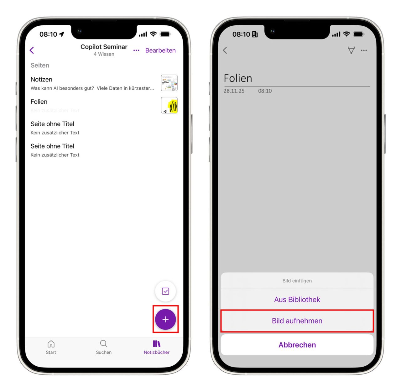Anleitung: Wie man Microsoft Lens in OneDrive, OneNote & Copilot nutzt