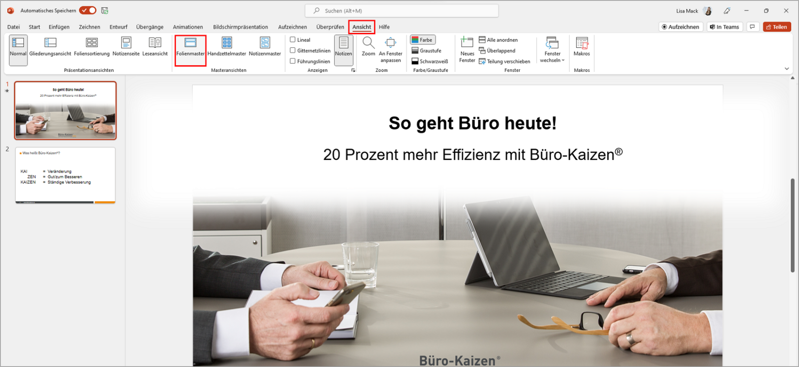 Der PowerPoint Folienmaster: Tipps und Anleitung
