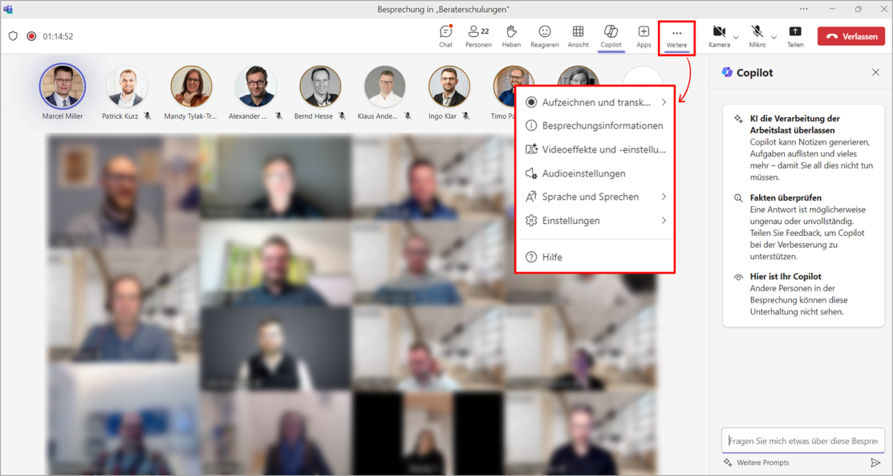 Teams Meeting Mit Sich Selbst40201801