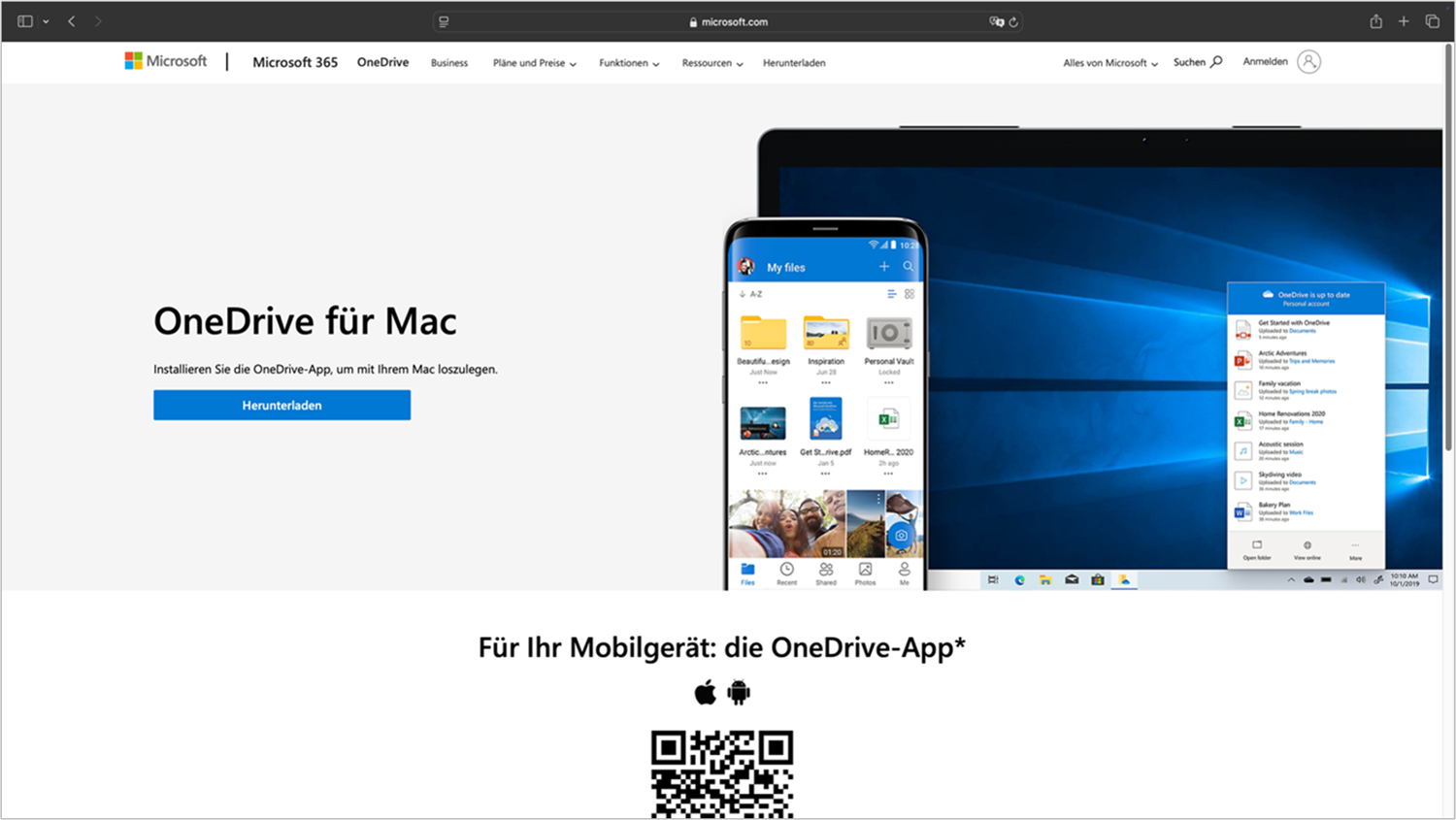 OneDrive Mac: Microsofts Cloud per App oder Browser nutzen