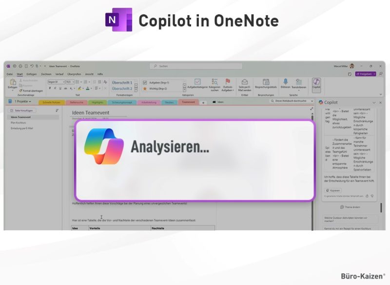 Anleitung für die OneNote-Copilot-KI: Mit Beispielen & Video-Tutorial