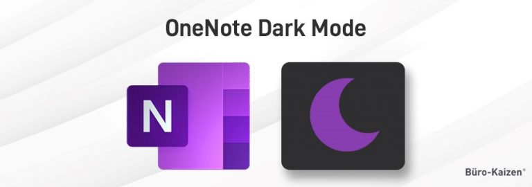 OneNote Dark Mode (de)aktivieren