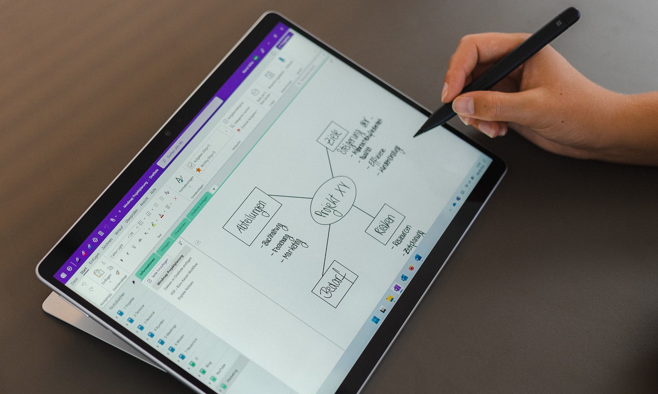 Mindmaps mit OneNote digital erstellen (Anleitung)