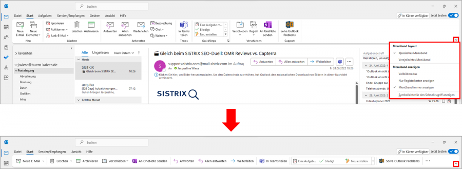 Outlook Ansicht ändern: Tipps für die optimale Einstellung