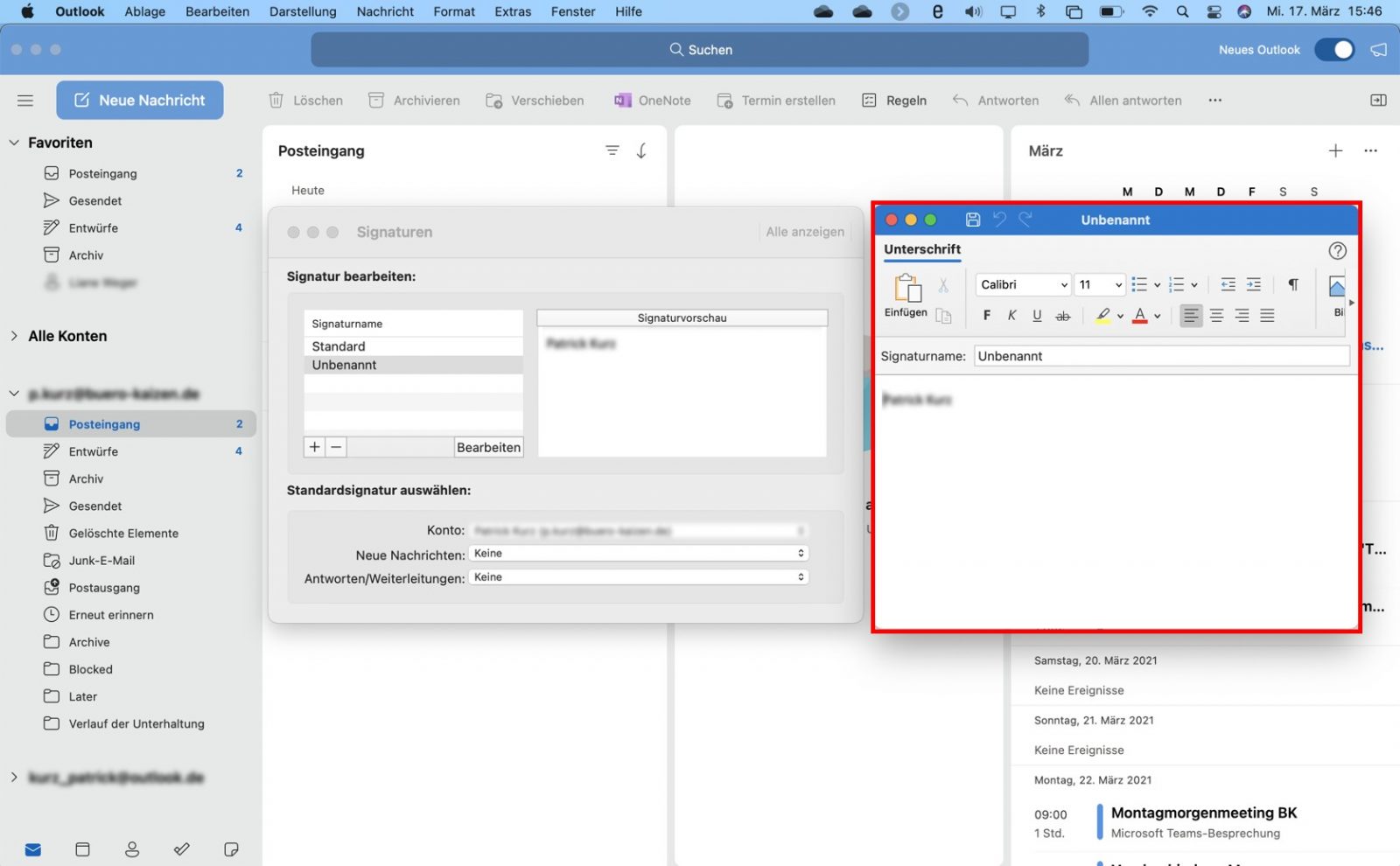 Outlook Signatur mit Logo für Ihre E-Mails erstellen