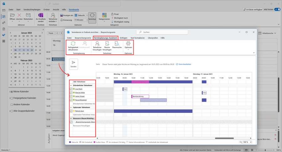 Serientermin in Outlook: Terminserien erstellen, ändern, bearbeiten