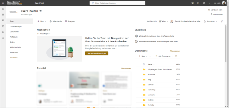 Microsoft 365 SharePoint: Erklärung, Funktionen & Anleitung