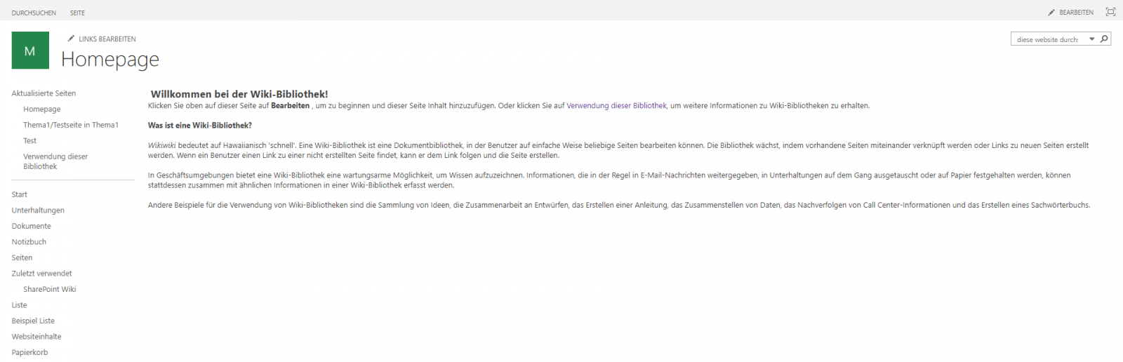 Wikis in SharePoint – wie baut man den Wissensspeicher für alle auf ...