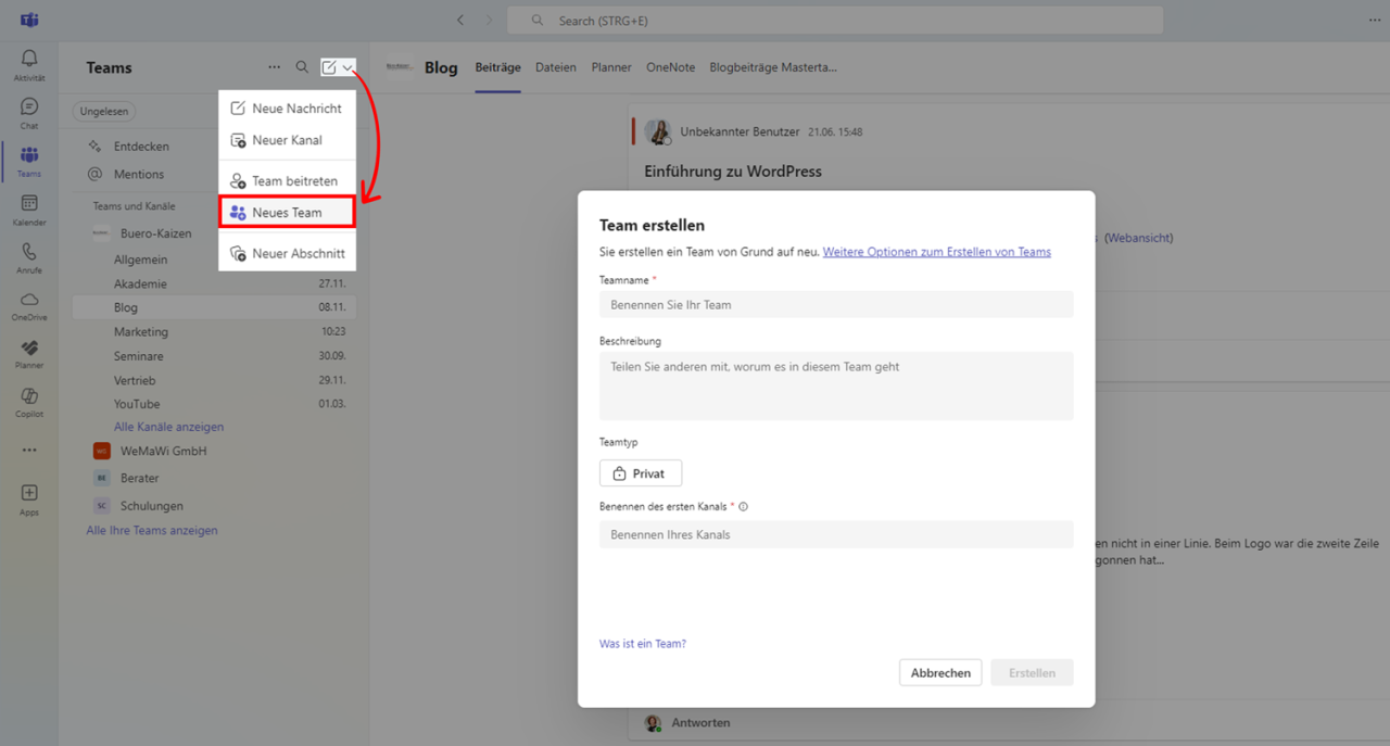 Teams Gruppe erstellen: Anleitung für die Teamerstellung (+Tutorial)