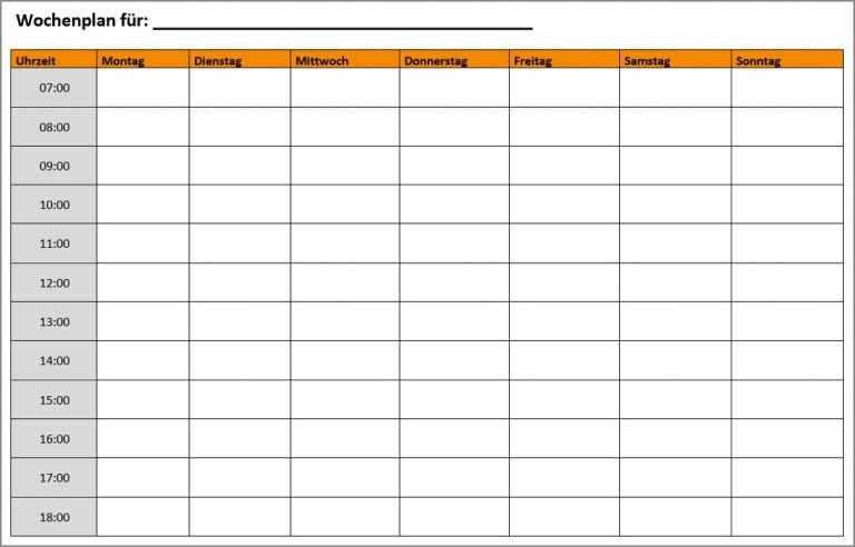 Wochenplan: Digital oder analog Termine und Aufgaben planen