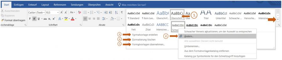 „Etwas mehr Format bitte!“ Formatvorlagen in Word erstellen, verwenden ...